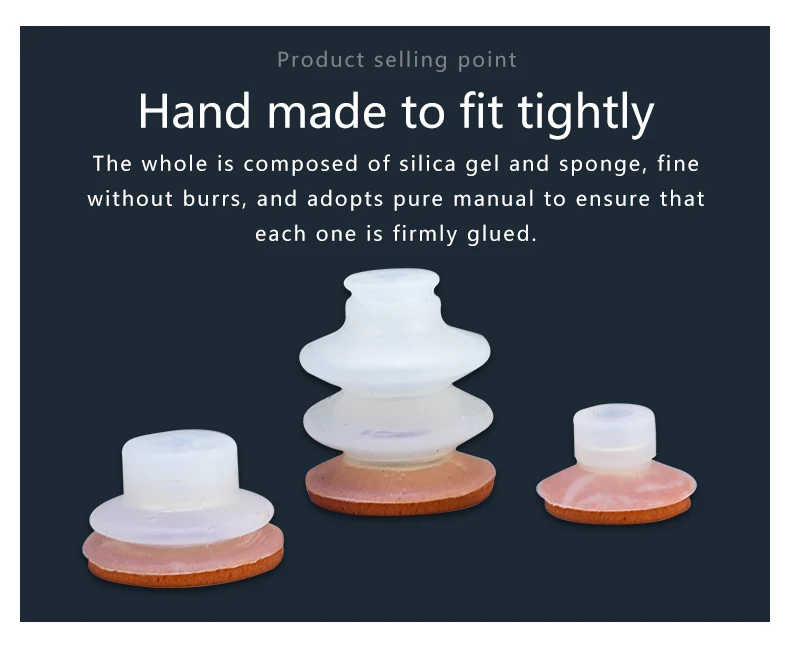 Uneven Surface Pneumatic Vacuum Suction Cups With Sponge - Buy Sponge ...