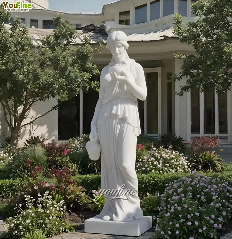 Greek Mythology Goddess Sculpture - Life Size Marble Statue of Hebe