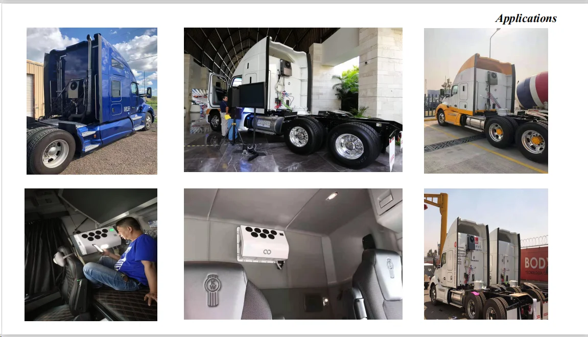 12vdc Semi Truck Kenworth Peterbilt Battery Powered Air Conditionner ...