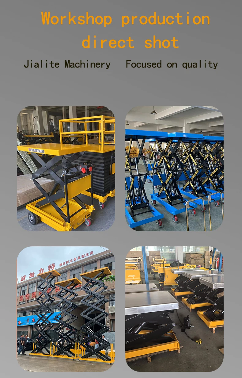 SG300 300KG 1M Screw Platform Single Scissor Manual Hydraulic Lifting ...