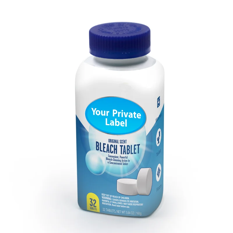Effervescent Bleach Tablets - Safe Bleach for White Clothes
