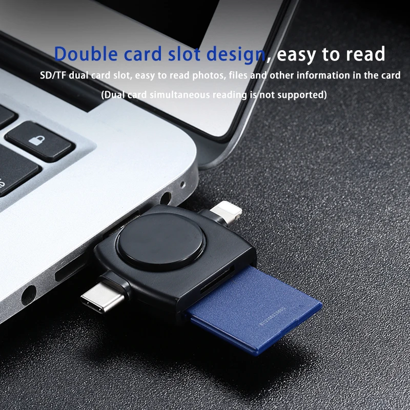 Universal All In 1 Sd/ Tf Smart Mobile Card Reader Writer 3 In 1 Micro ...