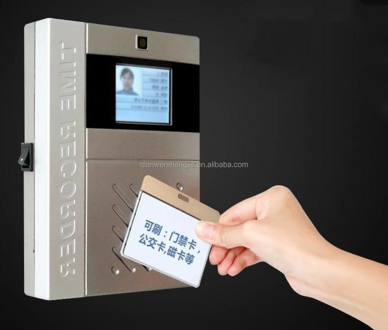 Wholesale Aluminum Office Staff ID Card Badge Holder Vertical Name ...