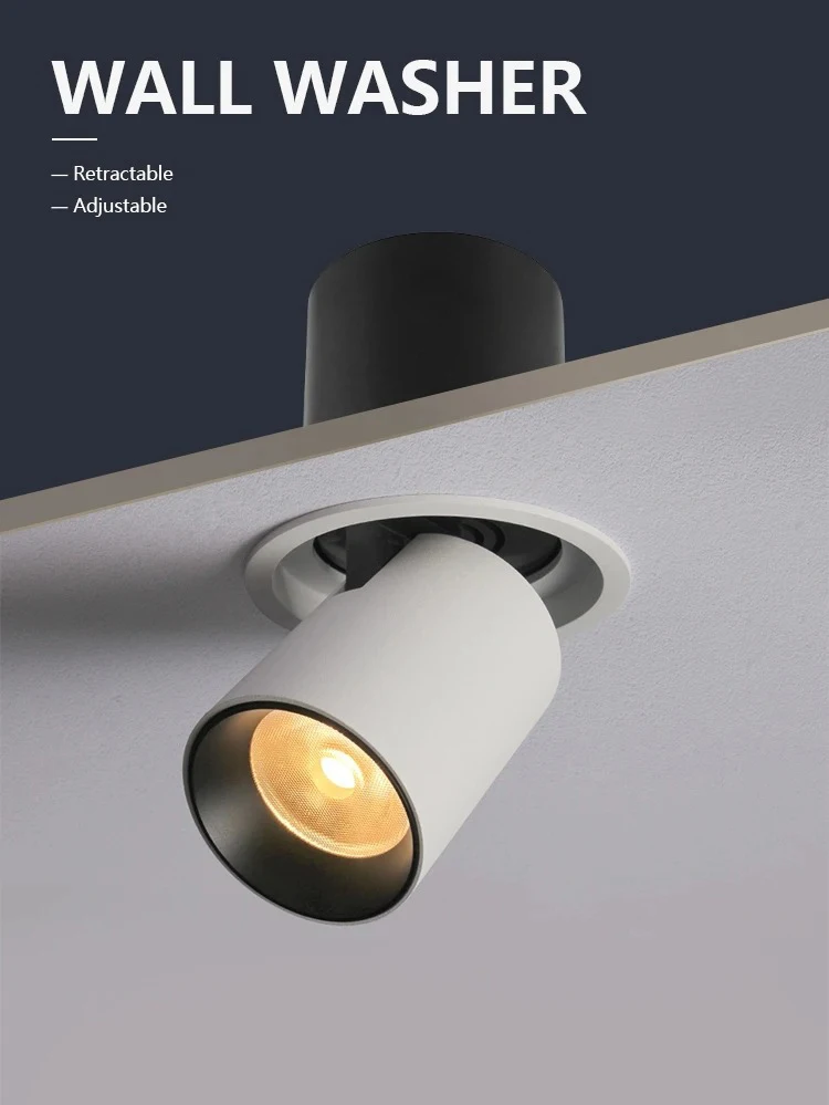 Wall Washer Indoor Ceiling Recessed Led Downlight 10w 12w 7w Moving ...