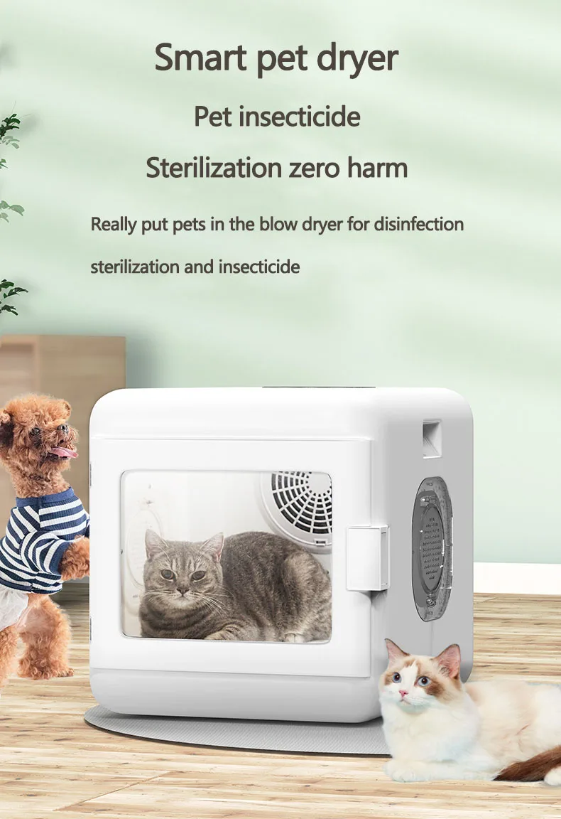 Automatic Pet Drying Box Hair Dryer Mute Pet Time Intelligent Dryer Pet Grooming Box - Buy Pet ...