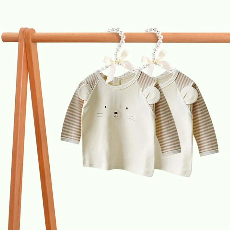 Teddy Clothes Rack Pet Hangers Pearl Pet Cat Dog Clothes Hanger - Buy ...