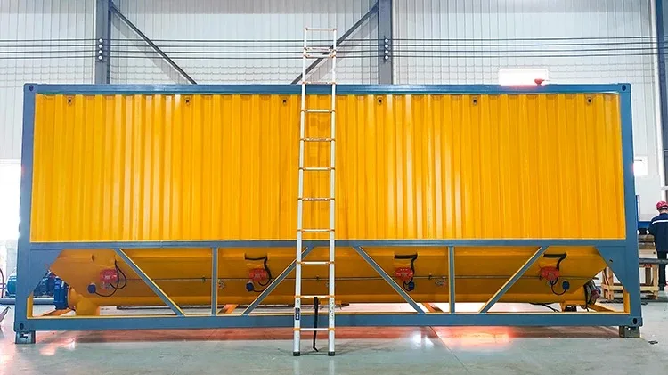 Powder Storage Silo Approved Ce Iso Certificates Steel Horizontal ...