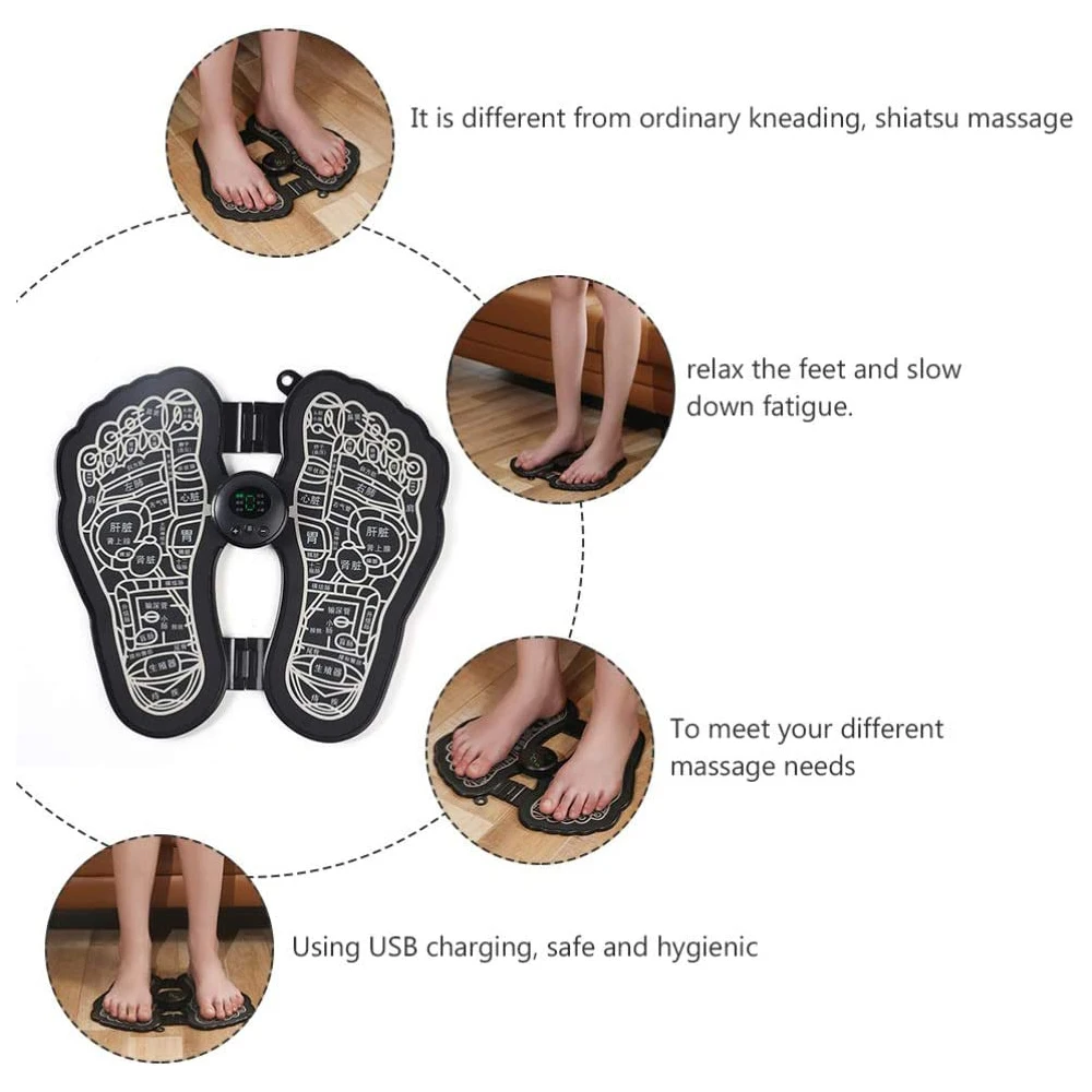 Foot Acupressure Mat Feet Massage Pad Foot Circulation Massager ...