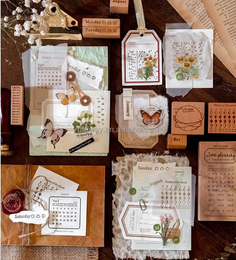 TIME TRAVEL SERIES Different Combination Calendar Weather Week ...