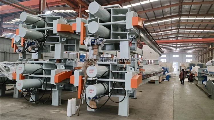 Plate And Frame Filter Press Machine For Stone Industries Wastewater ...