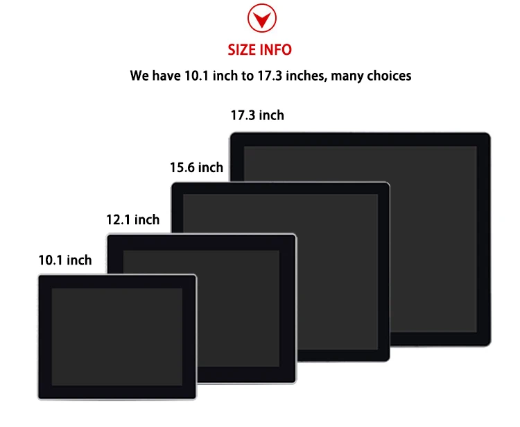 Zeroone Fast Delivery 10.1 Inch Panel Pc Rs232 Industrial Computer 6 ...