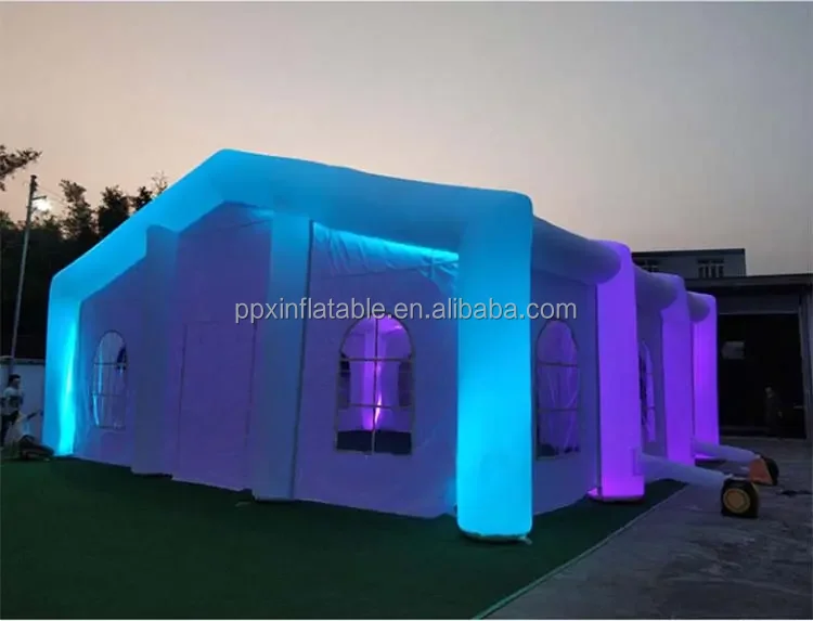 Outdoor Blow up Portable Lighted Inflatable Light Party Led Light White ...