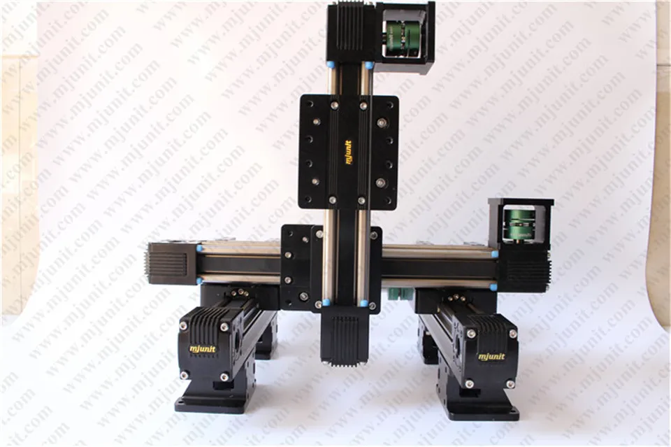Mjunit 3 Axis Xyz Glue Dispensing Side Standing Synchronous Belt Sliding Table Linear Module ...