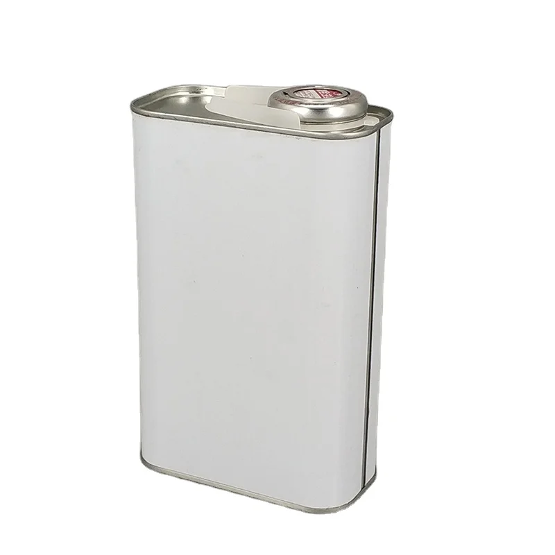 Customized 1 Liter Empty Square Can For Engine Oil Paint Solvent ...