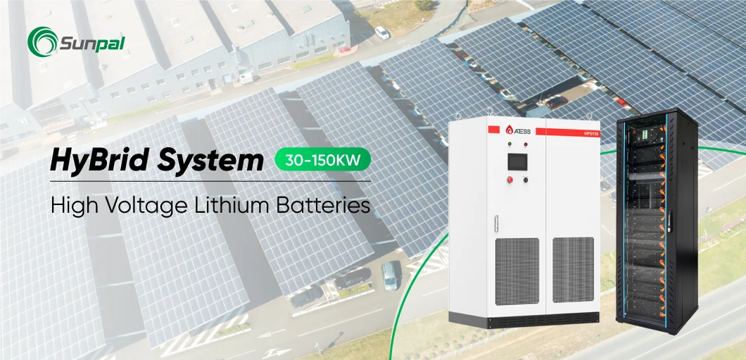 Sunpal Photovoltaic Solar Energy System 30Kw 50 80 100 Kw 150Kw Three ...