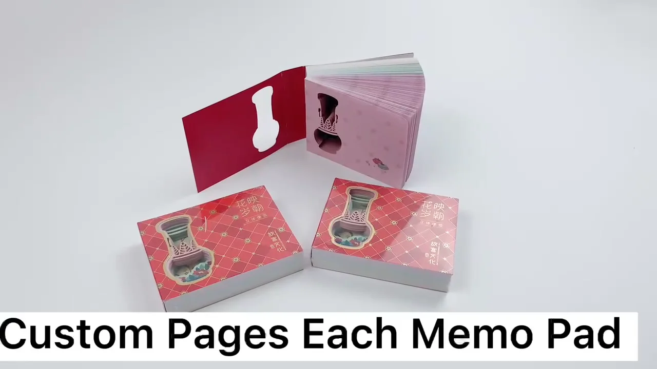 Custom Memopad Notebook Student Sticky Note Memo Message Book Custom It ...