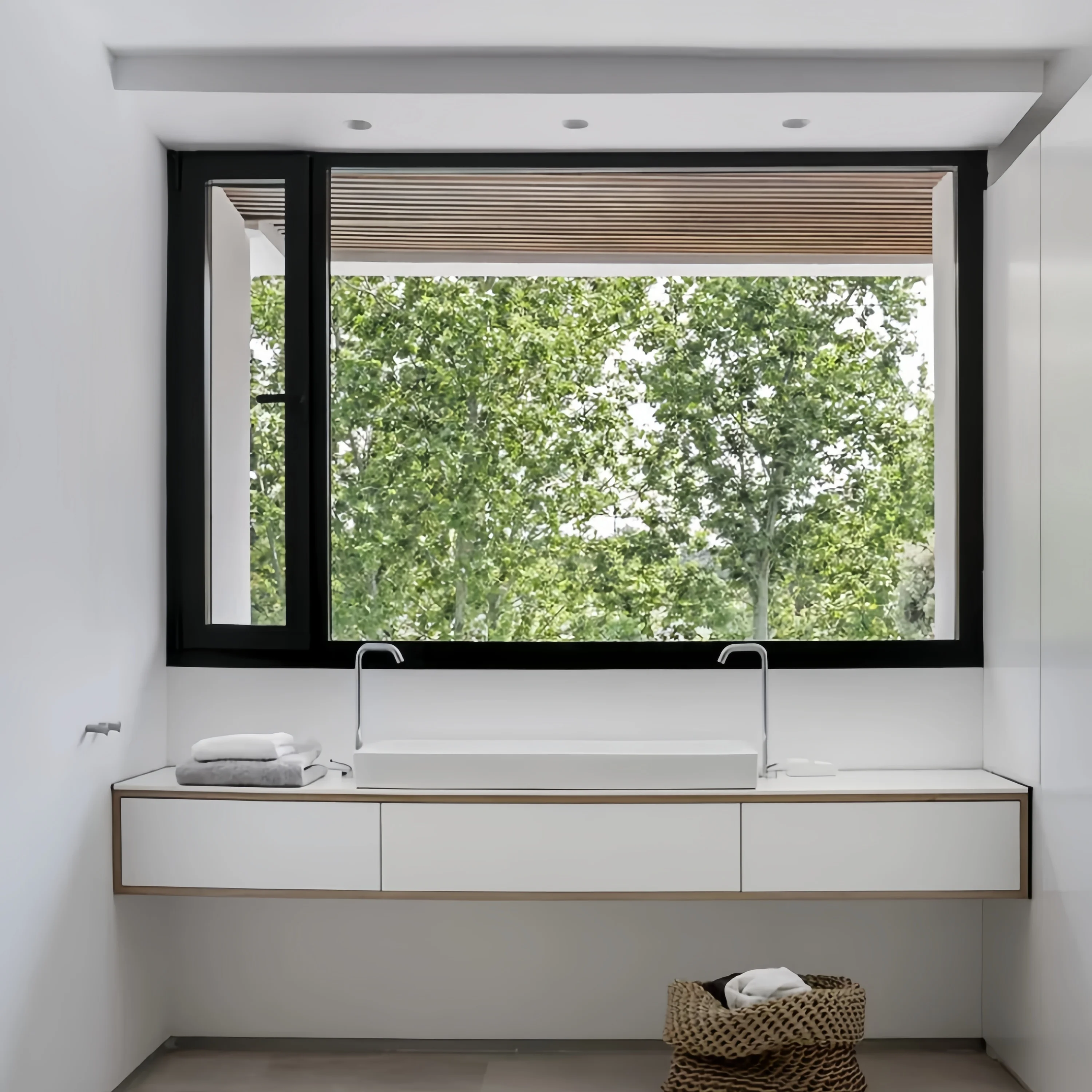 Customized Hurricane Impact Aluminium Casement Windows Inward Open ...