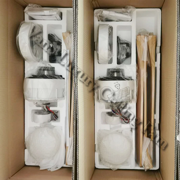 Decorative Ceiling Medallions Fan With Light And Wood Blades Design ...