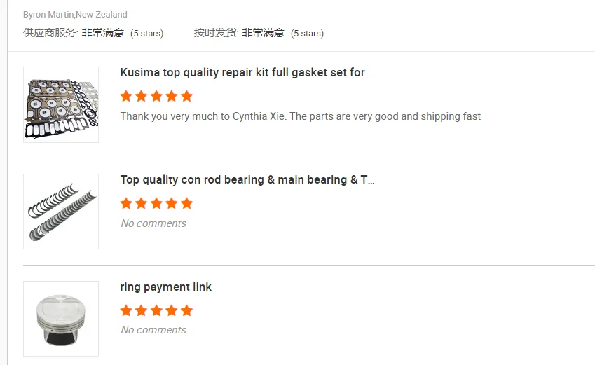 Crankshaft Main Bearing & Engine Connecting Rod Bearing for BMW N57D30 ...
