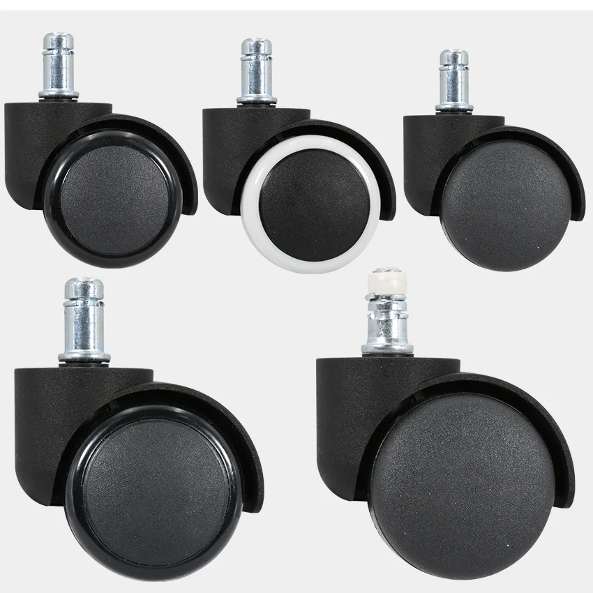 Office Chair Caster 2 Inch Pu Big Chair Caster Clip Spring Universal ...