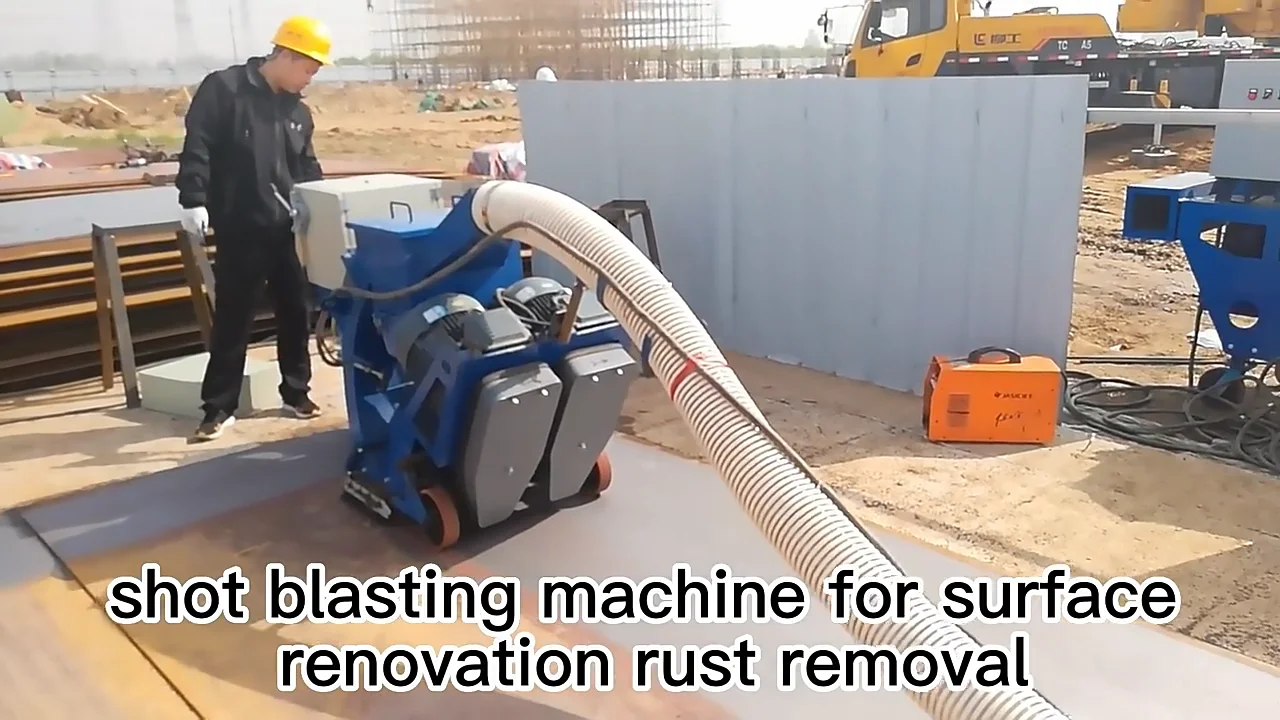 Portable Shot Blaster Concrete Shot Blaster/steel Pipe Steel Sheet Shot ...