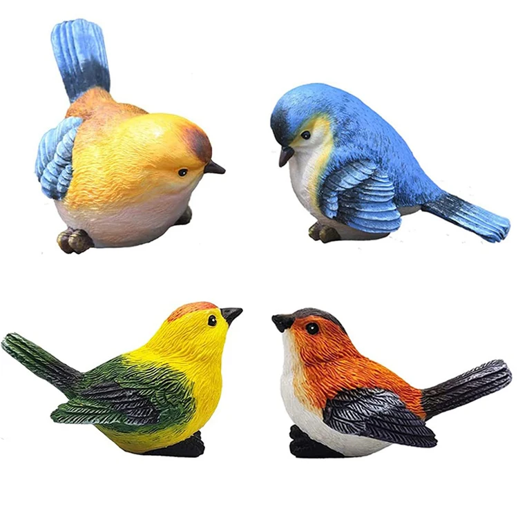 Customized Miniature Bird Decorative Figurines Fairy Garden Accessories ...
