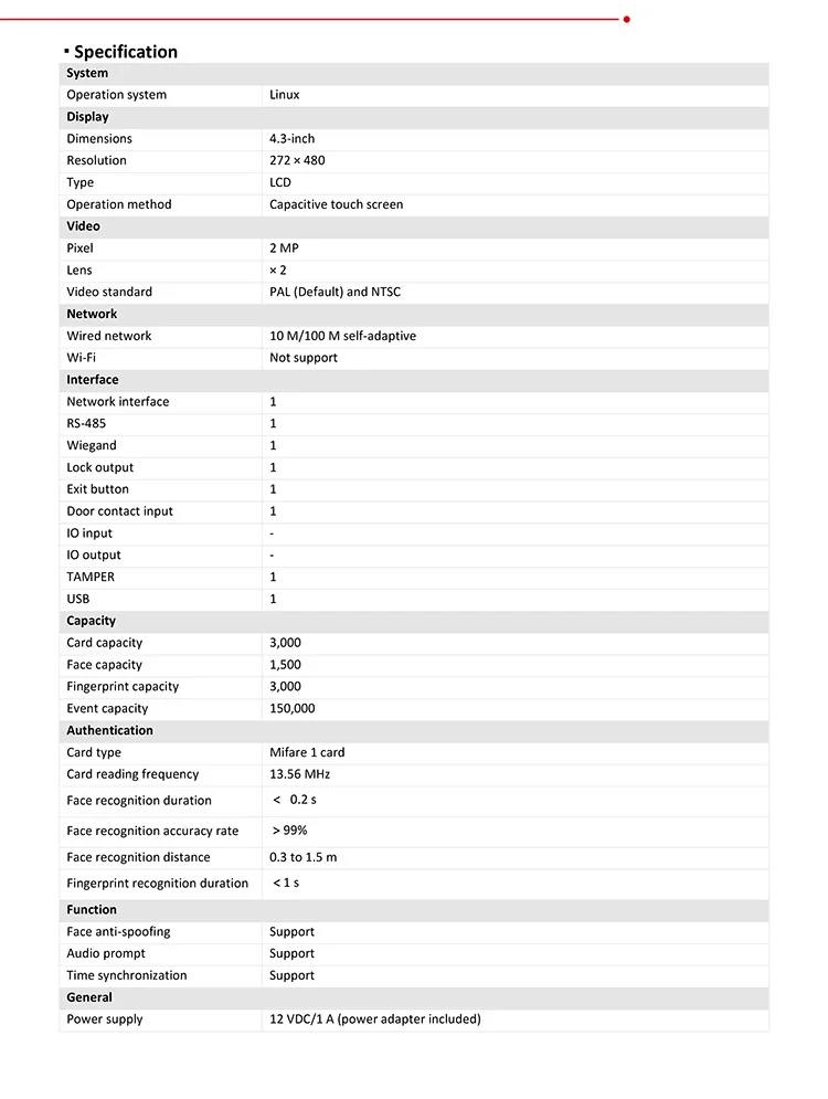 Original English Version Hik Ds-k1t342 Mfx Value Series Face Access ...