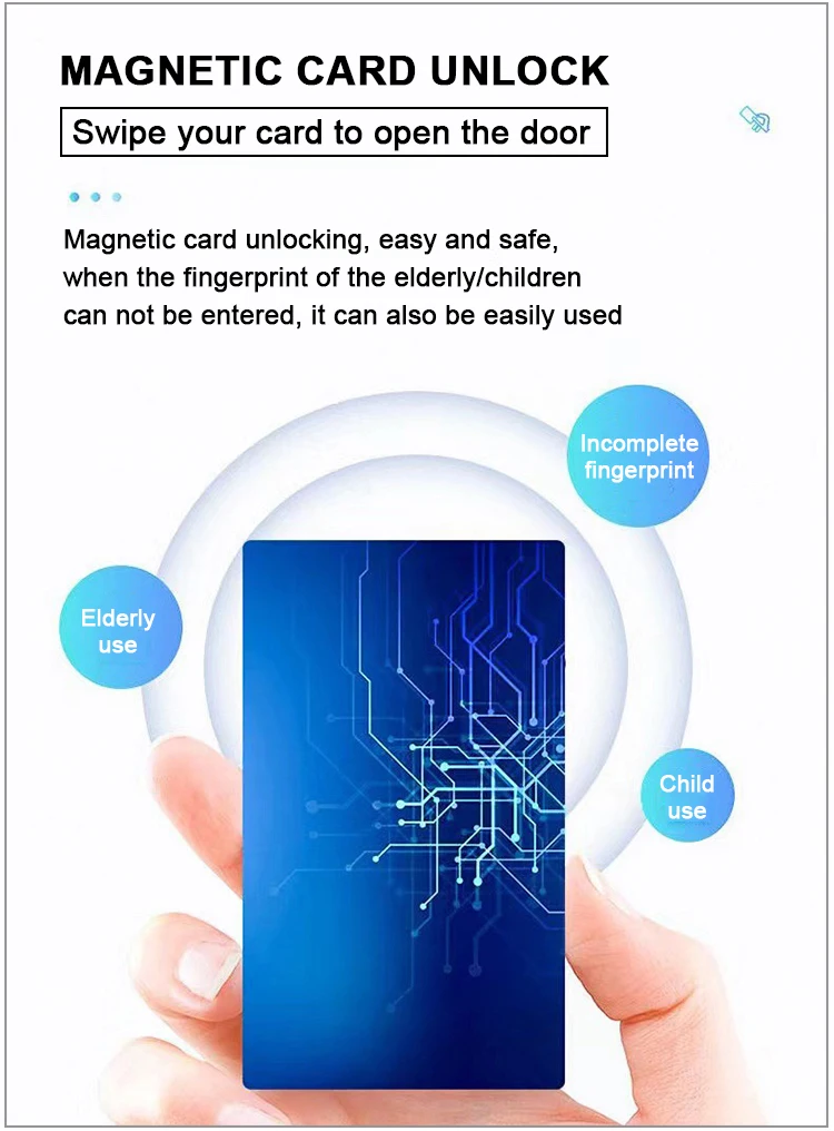 Smart Electric Fingerprint Cerradura Inteligente Con Huella Digital