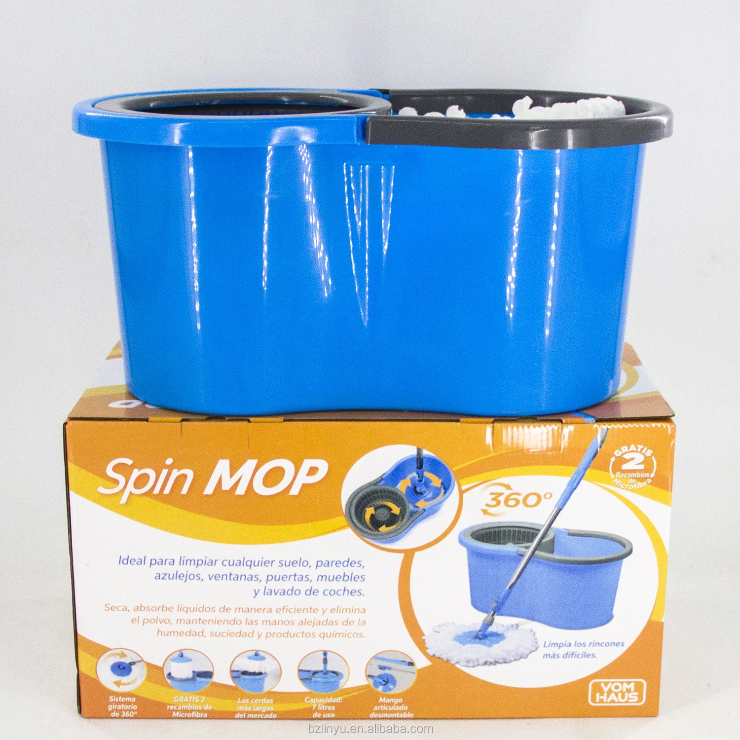 China 360 Roto Easy Cubeta Turbo Steel Spin And Go Wring Easywring ...