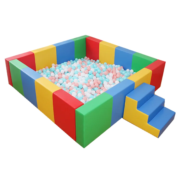 Classic White Square Leather Ball Pool Outdoor Playground Child Soft ...