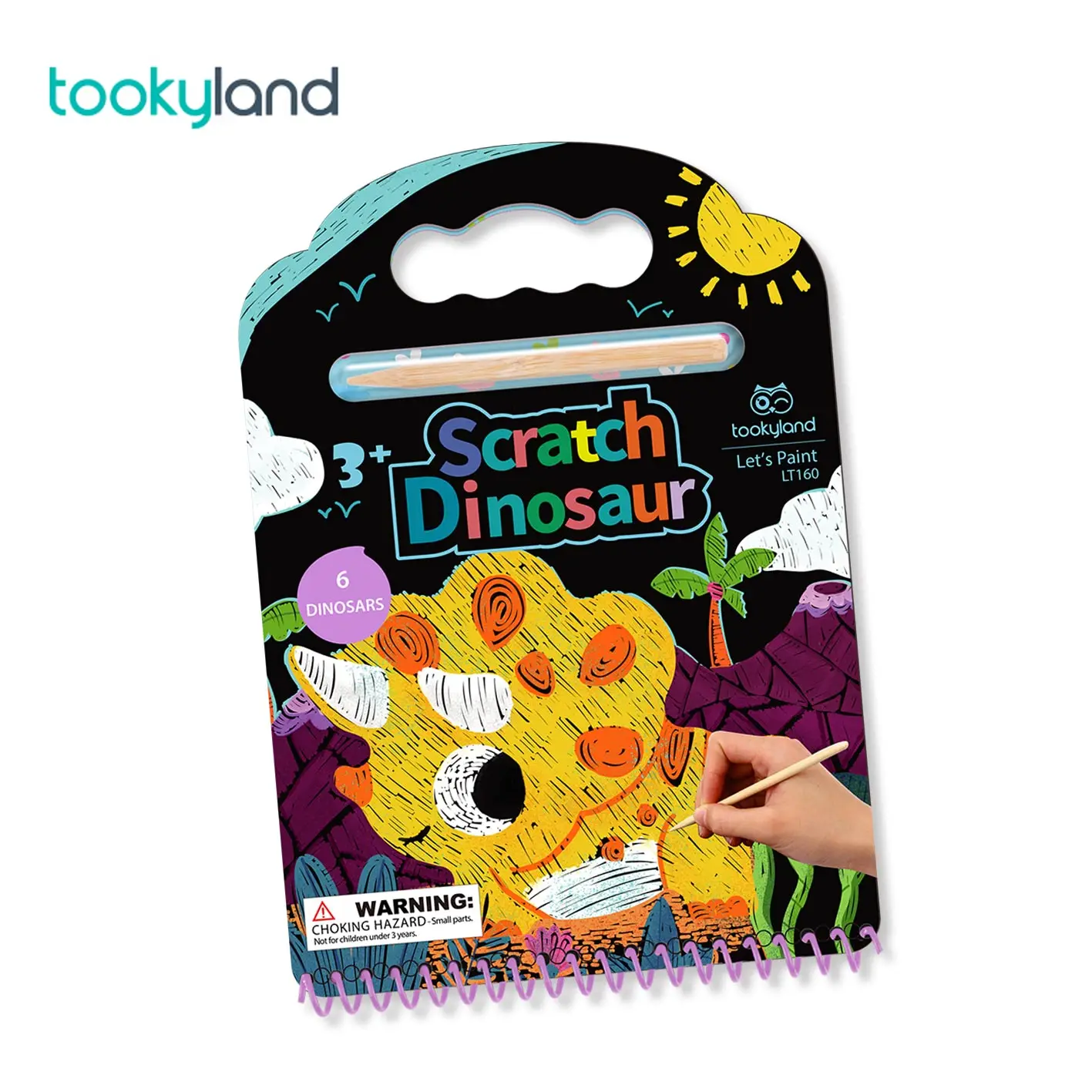 Scratch Art Notes Set With Wooden Stylus Rainbow Mini Notes Scratch ...