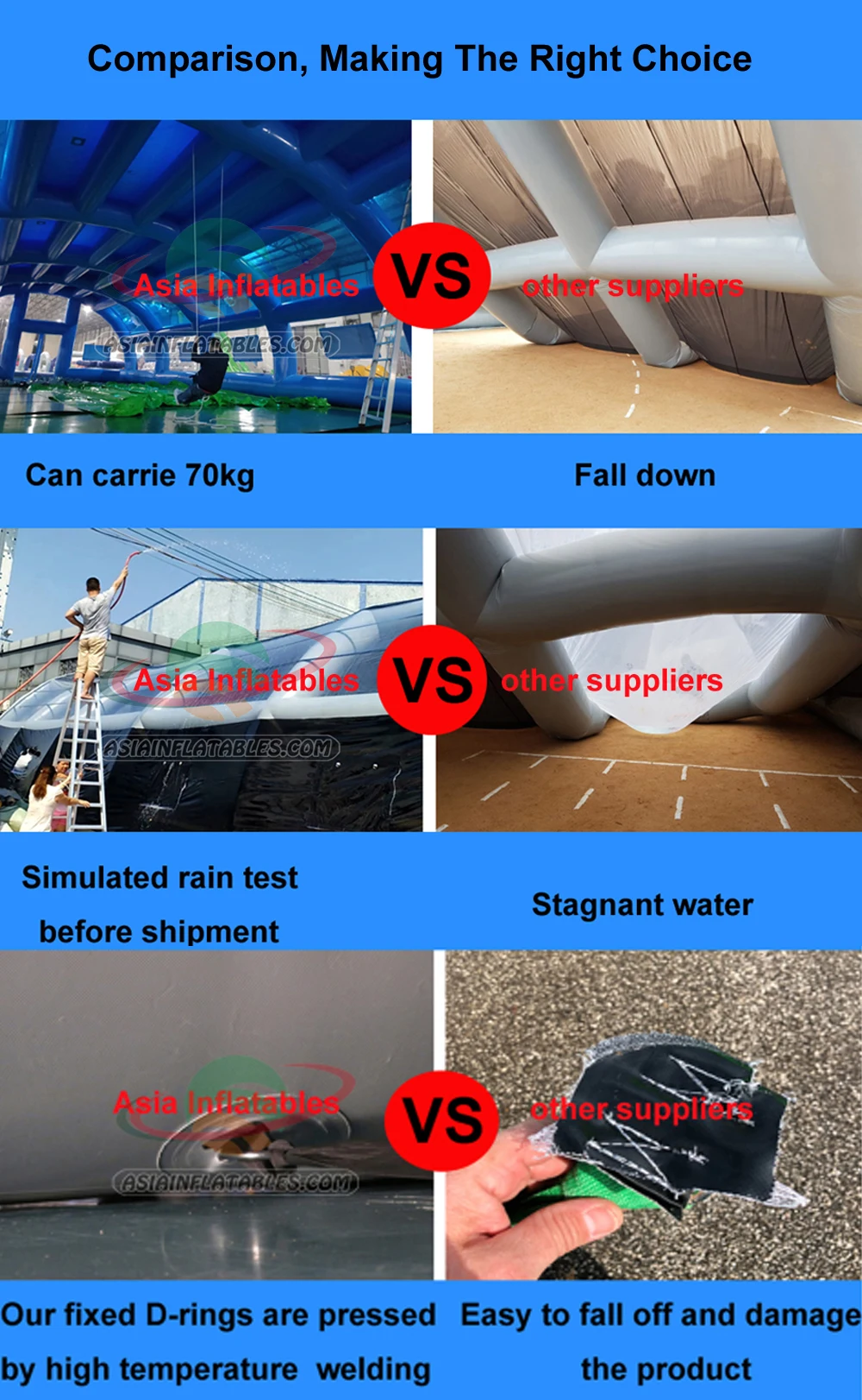 Outdoor Inflatable Food Storage Warehouse - Durable & Customizable