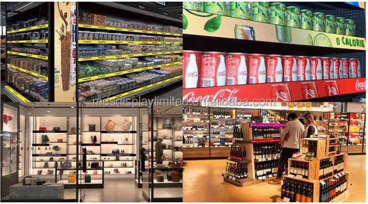 Smart Shelf Advertising Screen - Supermarket Display P1.25