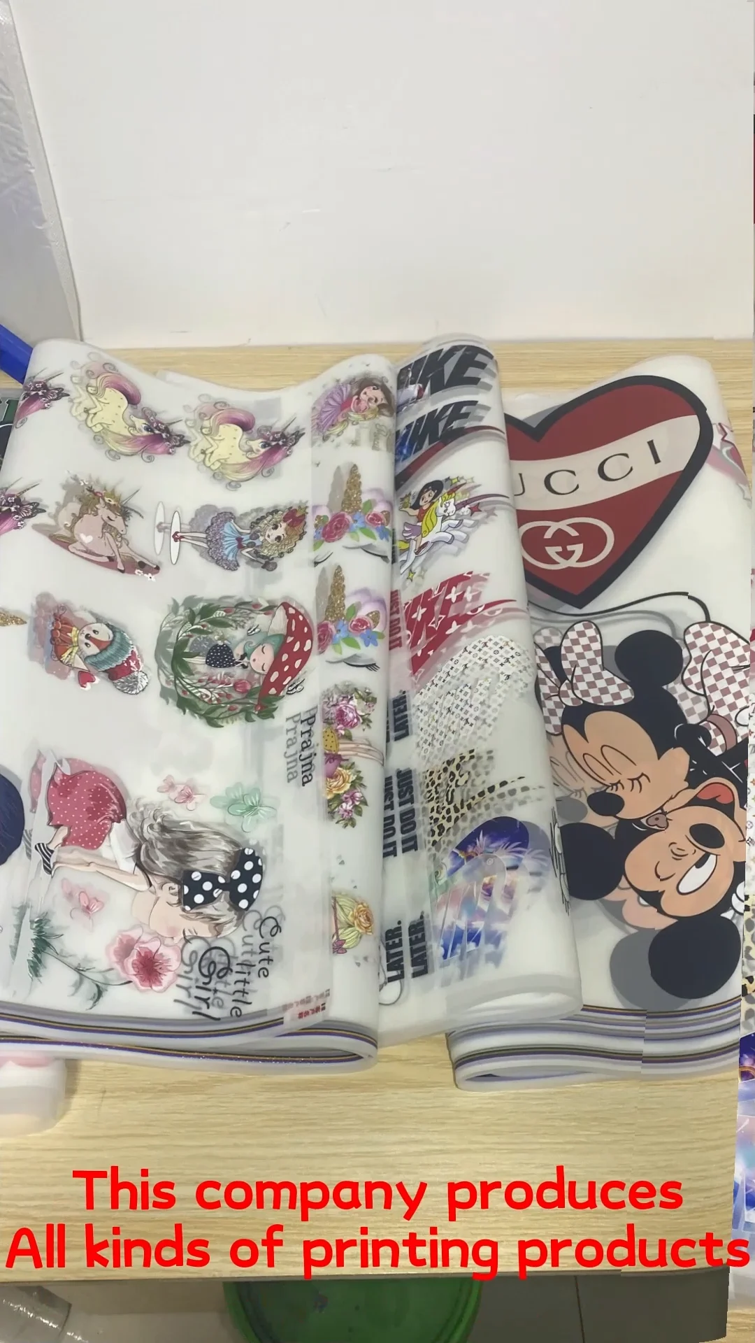 Custom Making Anime Cartoon Dtf Thermal Transfer Printing Design - Buy ...