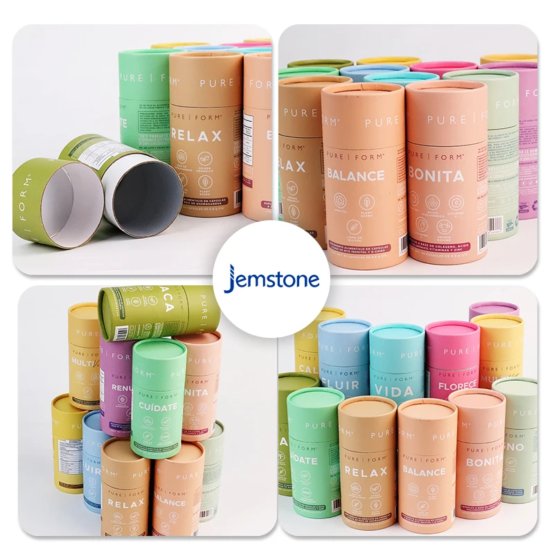 Biodegradable Supplement Packaging - Kraft Paper Tubes