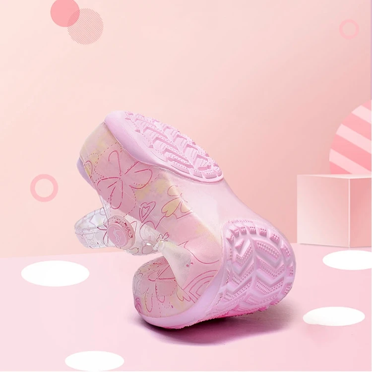 Ladies Jelly Clogs Print Closed Toe Soft Sole Women Summer Beach Clogs ...