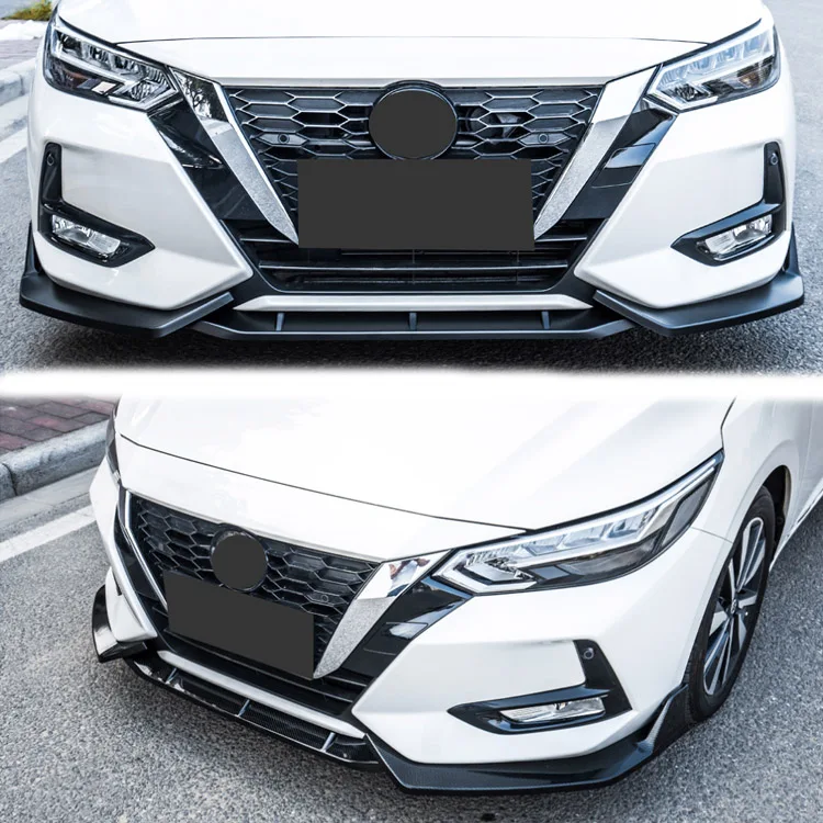 Front Bumper Lip Chin Spoiler Splitter Diffuser For Nissan Sentra 2020 ...