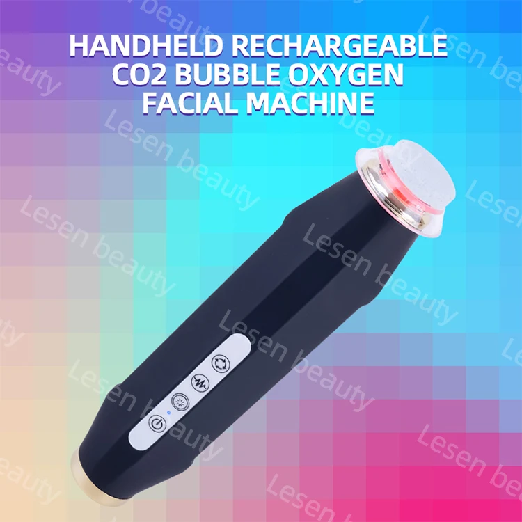2025 New Trending Rechargeable Co2 Oxygen Bubble Pen Exfoliate Handhold ...