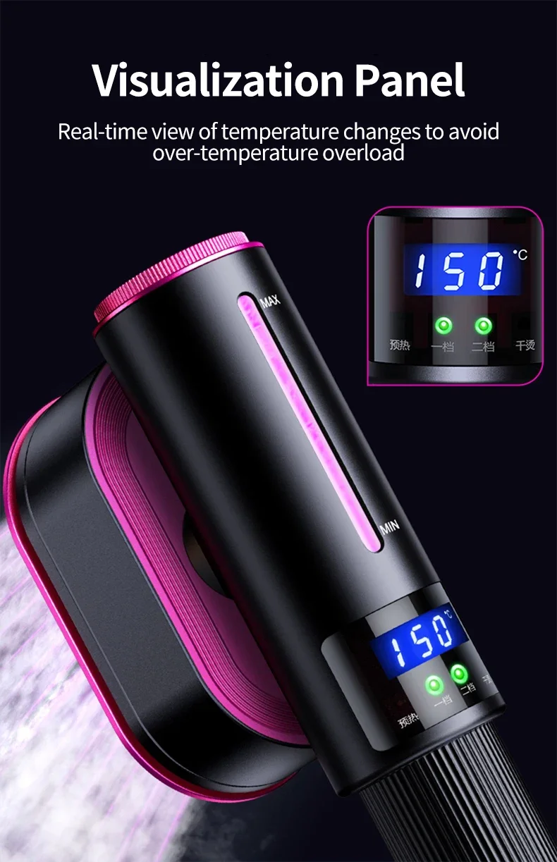 Portable Handheld Garment Steamer Iron Mini 3 In 1 Vertical Rotatable ...