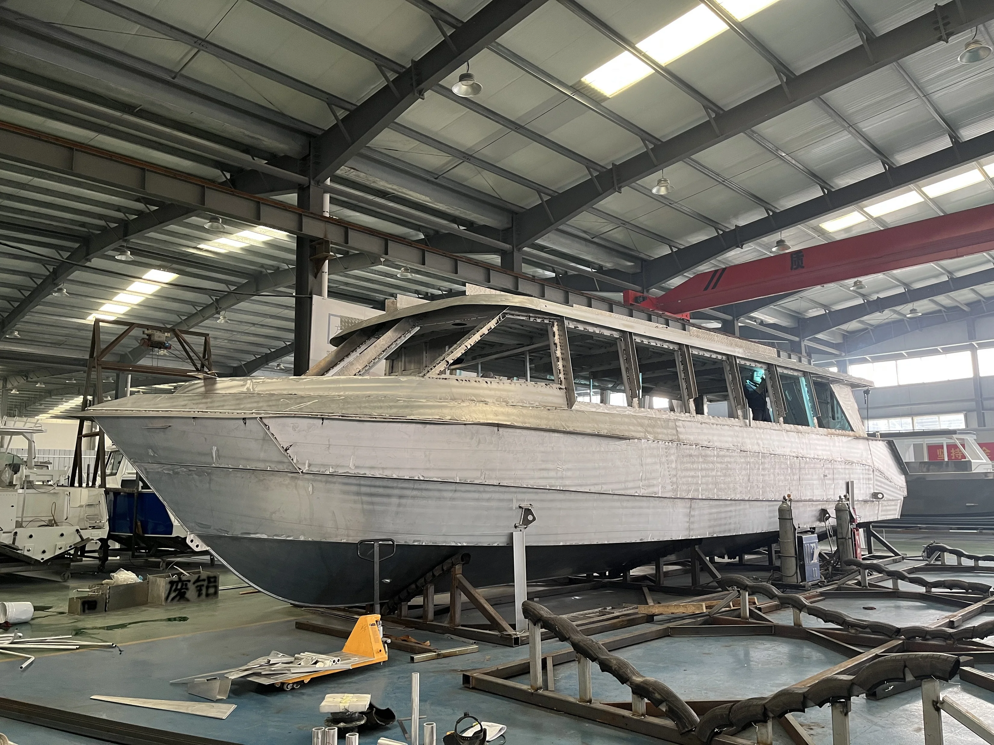 5083 Aluminum Passenger Boat - 17.6m Water Taxi Barge