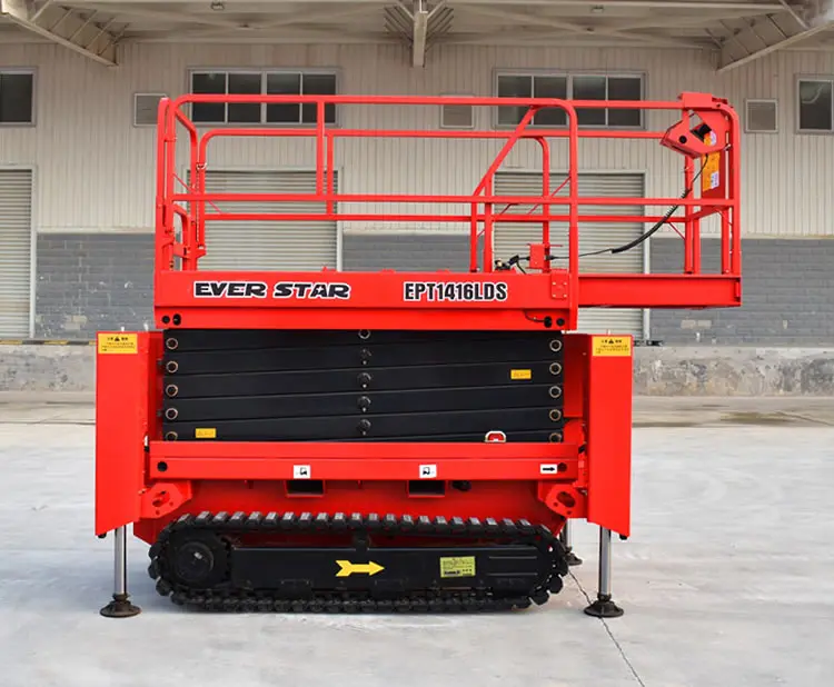 8m 14m Movable Electric Scissors Lift Aerial Work Platforms - Buy 8m ...