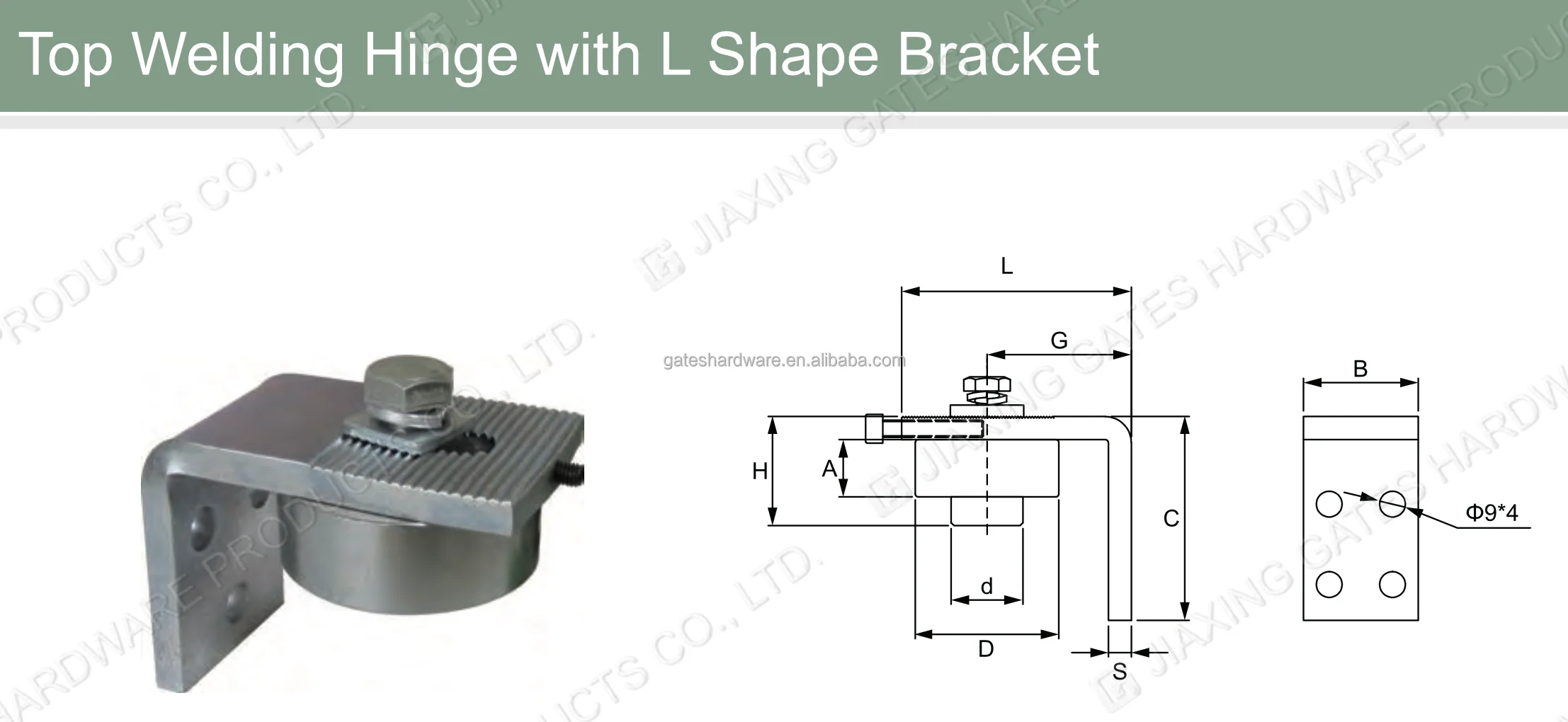 Galvanized Gate Welding Rotating Pivot Hinge with Ball Bearing for ...