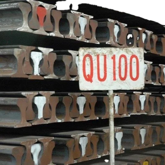 GB Standard QU100 Crane Rail with U71Mn Steel Grade and Competitive ...