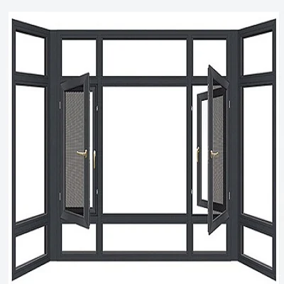 Vertical Glass Folding Window - Modern, Customizable Design