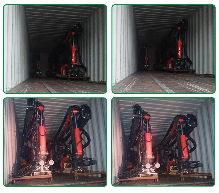 Hydraulic Wagon Unloader Loader Trailer Log Forwarder Crane Extension ...