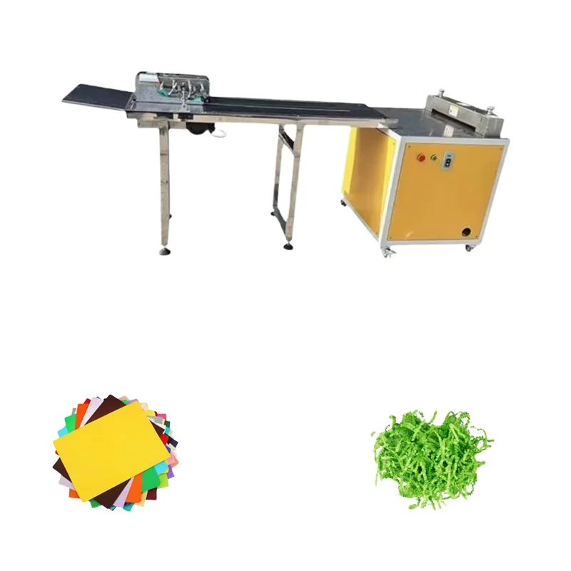 Folding Paper Shredder & Crinkle Paper Processing Machinery with Motor ...