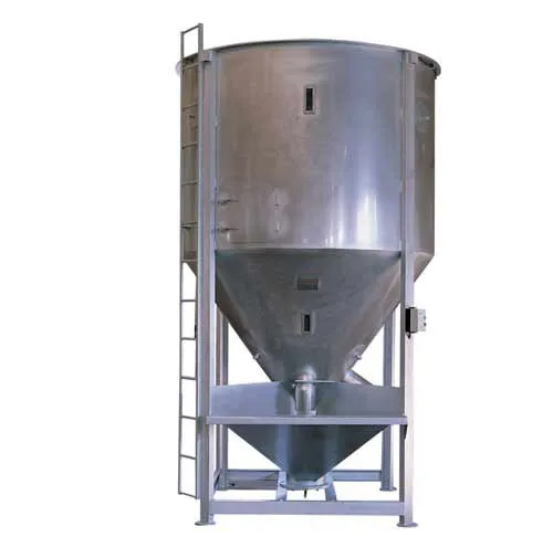 Helical Circular Plastic Pellet Mixer Machine - Vertical Blender
