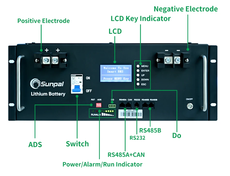 Sunpal Batterie Solaire Lithium 48v 100ah 200ah 10kw Lifepo4 Battery Eu Warehouse - Buy Batterie ...
