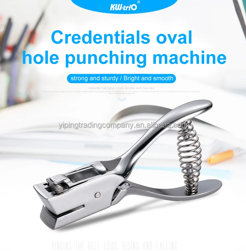 PVC Plastic Single Paper Hole Puncher - Standard Hole Punch, OEM