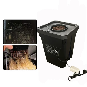 6 Gallon Dwc Hydroponic System Single Clone Bucket Hydroponic Growing ...
